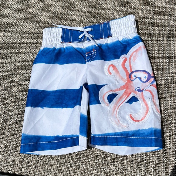 Crazy 8 | Swim | Nwt Crazy 8 Striped Octopus 3t Swim Trunks | Poshmark